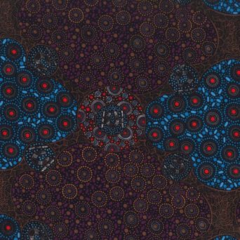 Women Collecting Bush Food Gold by Christine Doolan - MS Tex Australia